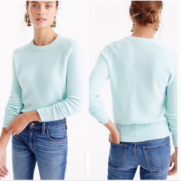 J. Crew | Sweaters | J Crew Wool Pullover Sweater Mint Green Xl | Poshmark